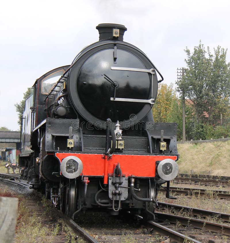 Steam Train Engine. stock image. Image of power, rail - 133553239