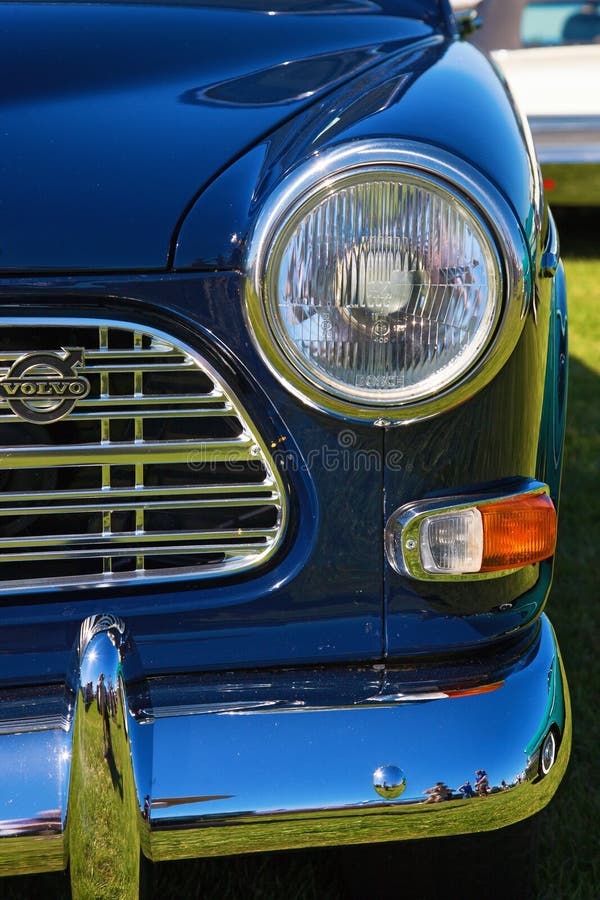 Front of a Volvo cor editorial stock photo. Image of shine - 74908163