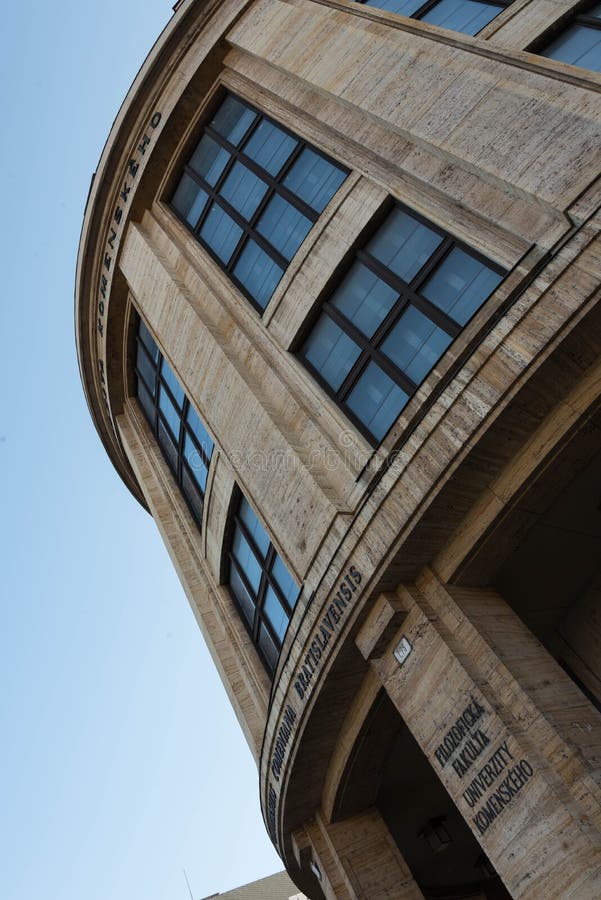 Front Wall of University Building Editorial Photography - Image of wall ...