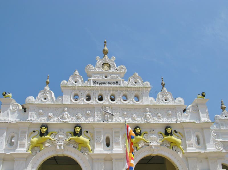 Inside the Wewurukannala Vihara Buddhist Temple in Sri Lanka Stock ...