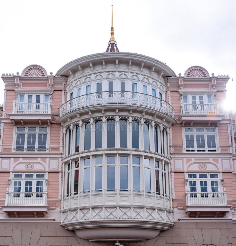 Front windows luxury hotel stock photo. Image of architecture - 65266370