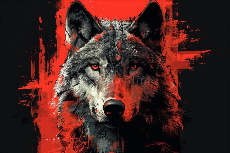 The Front of a Wolf Symbol for Logo, High Quality, High Resolution ...