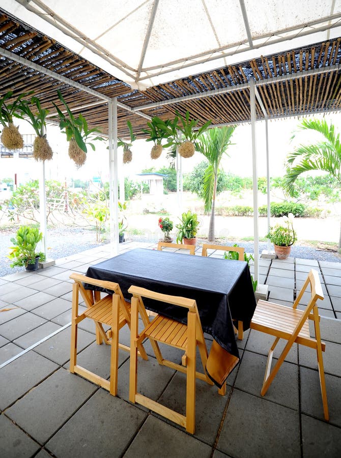 Front wood Chair stock photo. Image of chair, deck, alive - 19947972