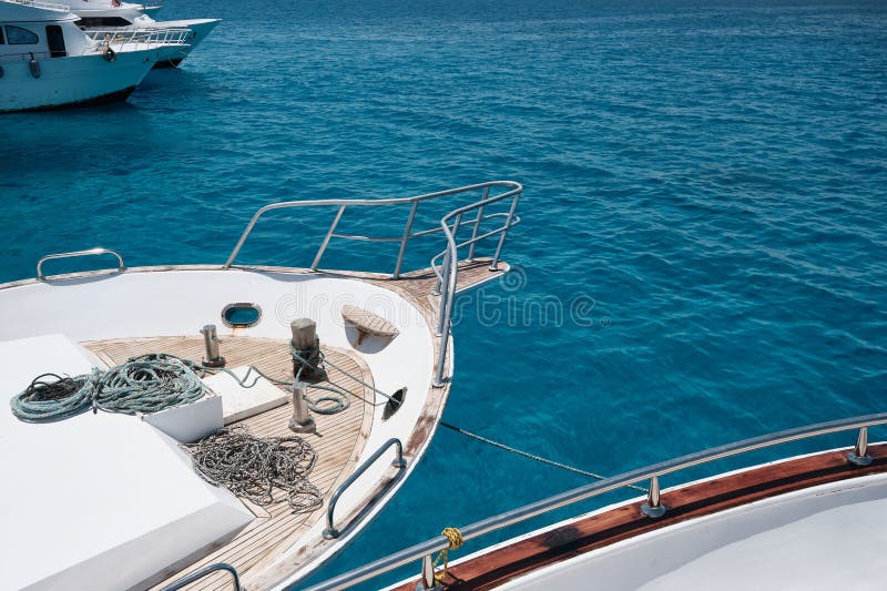 Front of the yacht stock photo. Image of sailboat, blue - 347092290