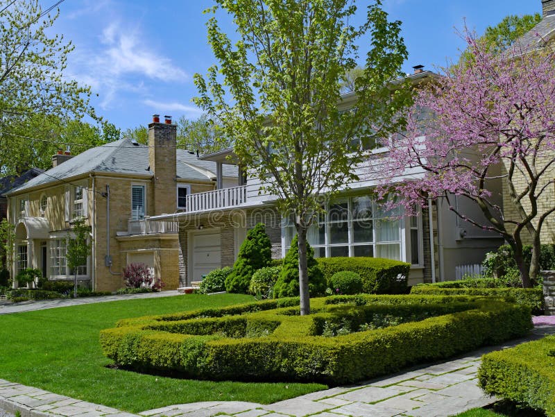 The Front Yards In Rural Areas Stock Photo - Image of yard, rural ...
