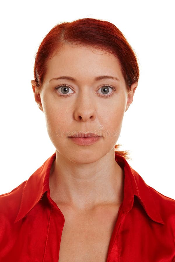 Neutral Frontal Female Senior Face Stock Photo - Image of beautiful ...