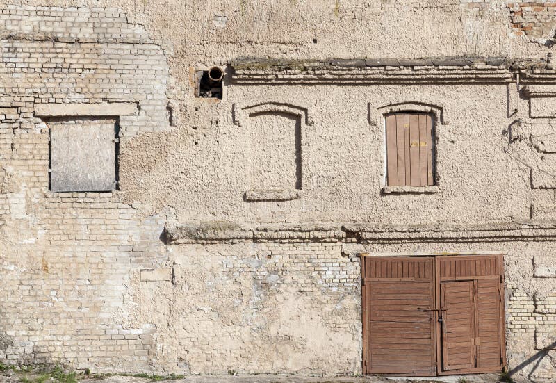 Frontal view of house stock image. Image of brick, construction - 102440359