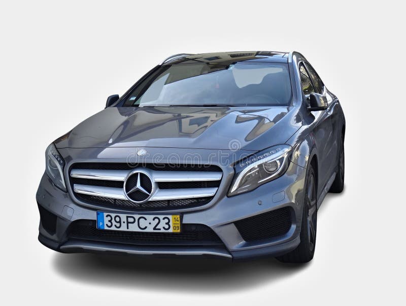 Mercedes-Benz GLA-Class Posing in a Studio with White Background ...