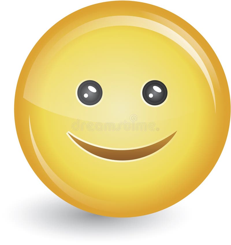 Fumetto Felice Di Smiley Dell'emoticon Illustrazione Vettoriale ...