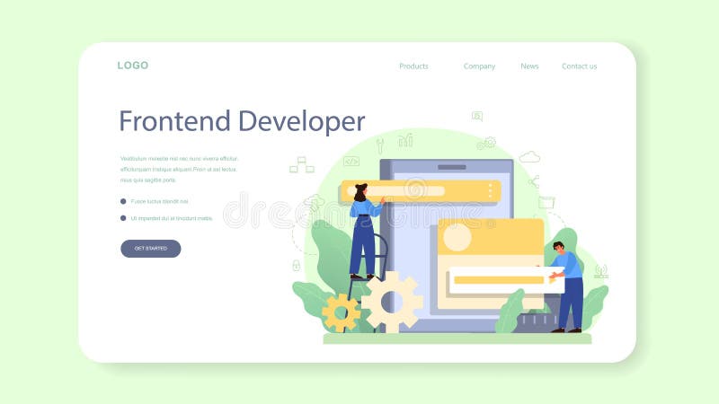 Banner Frontend Stock Illustrations – 1,013 Banner Frontend Stock Illustrations, Vectors ...