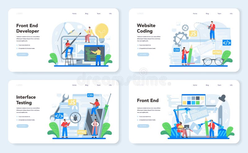 Banner Frontend Stock Illustrations – 1,028 Banner Frontend Stock ...