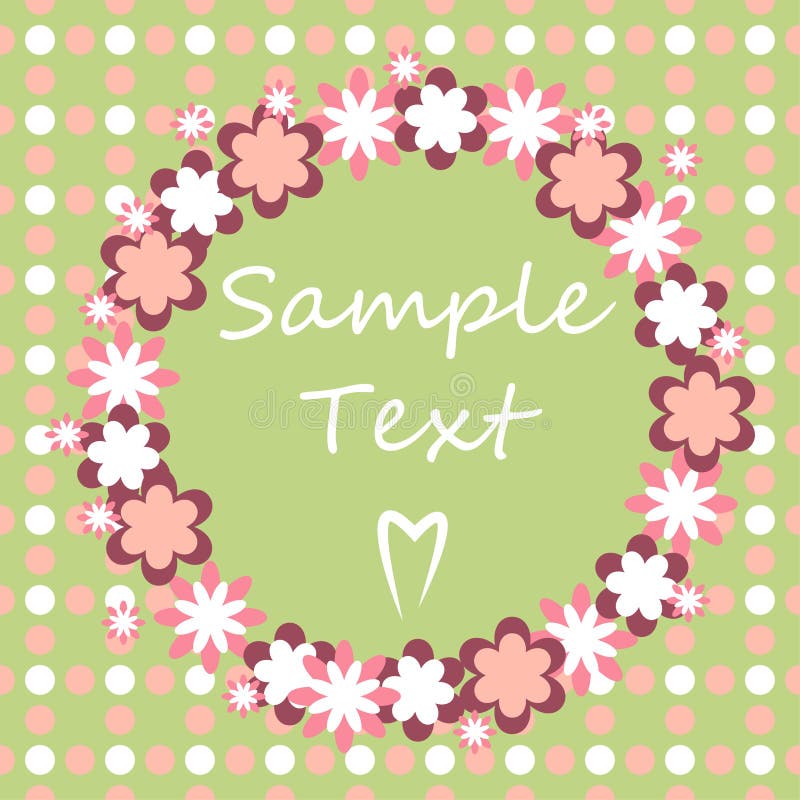 Frontera Delicada De La Flor Ilustración del Vector - Ilustración de ...