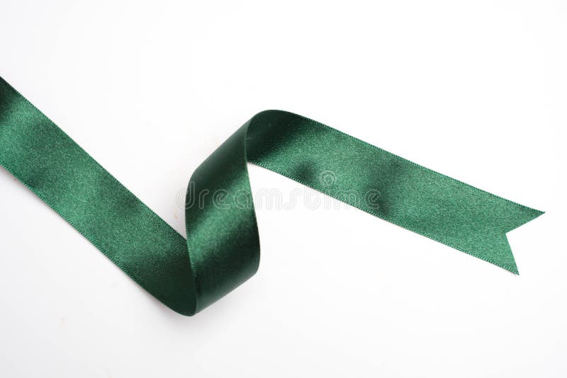 Borde De Cinta Verde Aislado Sobre Blanco Imagen de archivo - Imagen de ...