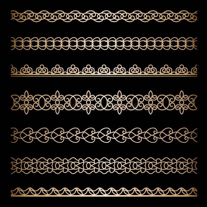 Divisor Del Art Déco Artes Retros Frontera Del Oro, Ornamentos ...