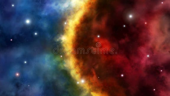 Frontier between Two Universes Stock Illustration - Illustration of ...