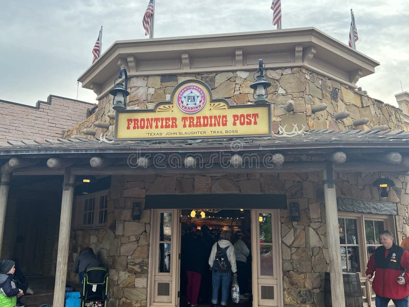 Frontierland at Magic Kingdom Park in Orlando, Florida Editorial Stock ...