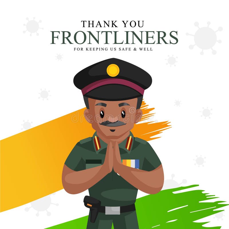 Thank You Frontliners Who Work during Coronavirus Covid-19 Outbreak ...