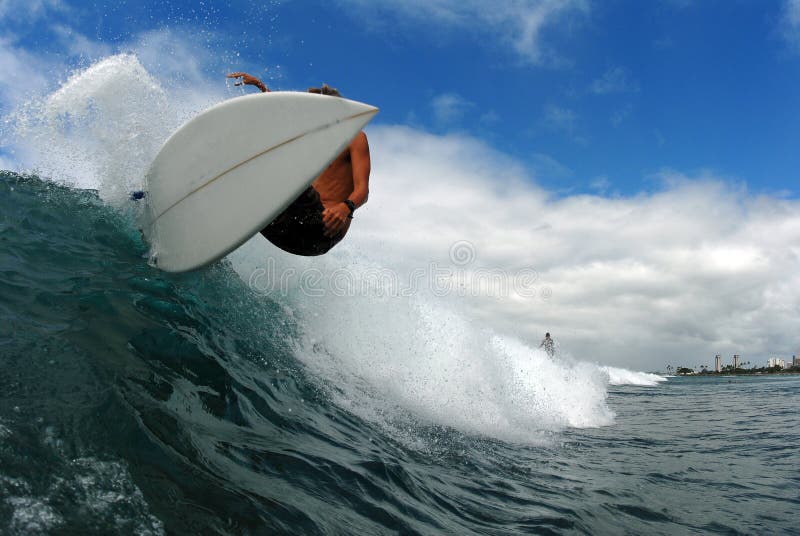 Frontside off the lip stock photo. Image of wave, barrel - 2154876