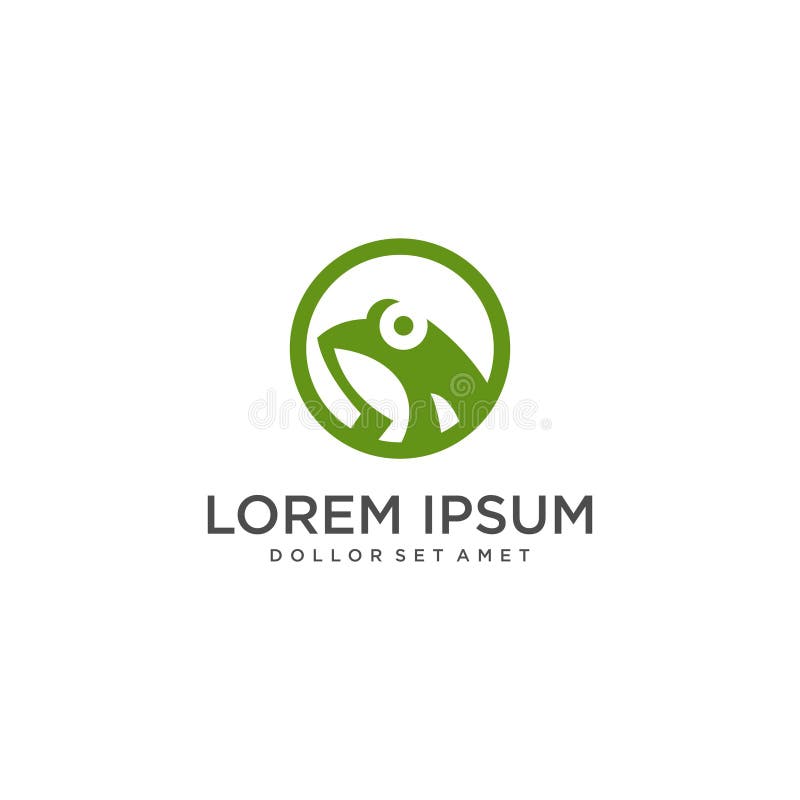 Frosch Logo Design Template Vector Illustration Vektor Abbildung ...