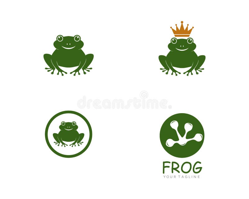 Frosch Logo Design Template Vector Illustration Vektor Abbildung ...