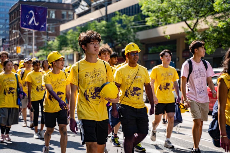Frosh, the Traditional Downtown March of University of Toronto ...