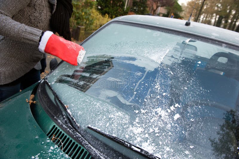 Frost on car window stock image. Image of cold, window - 27401687