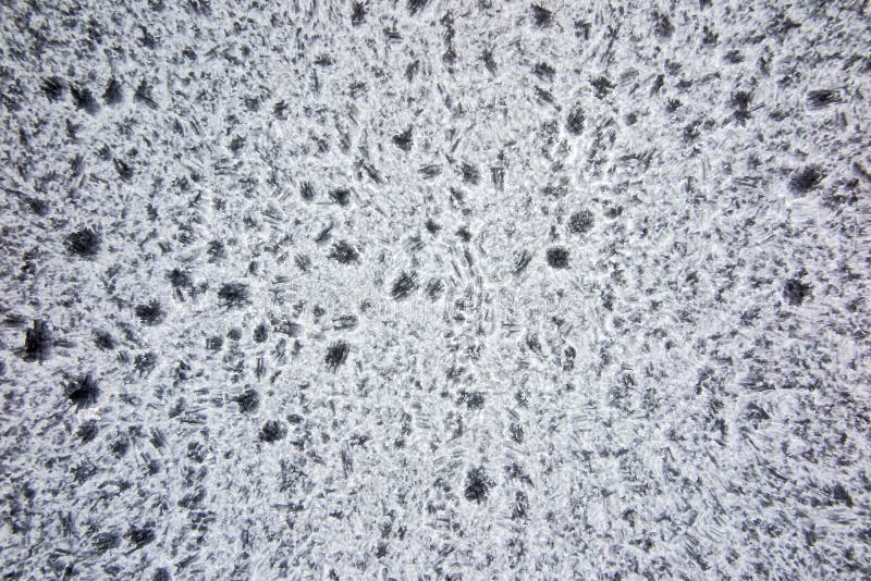 Frost, Ice Coating on the Garage Window Pane Stock Image - Image of ...