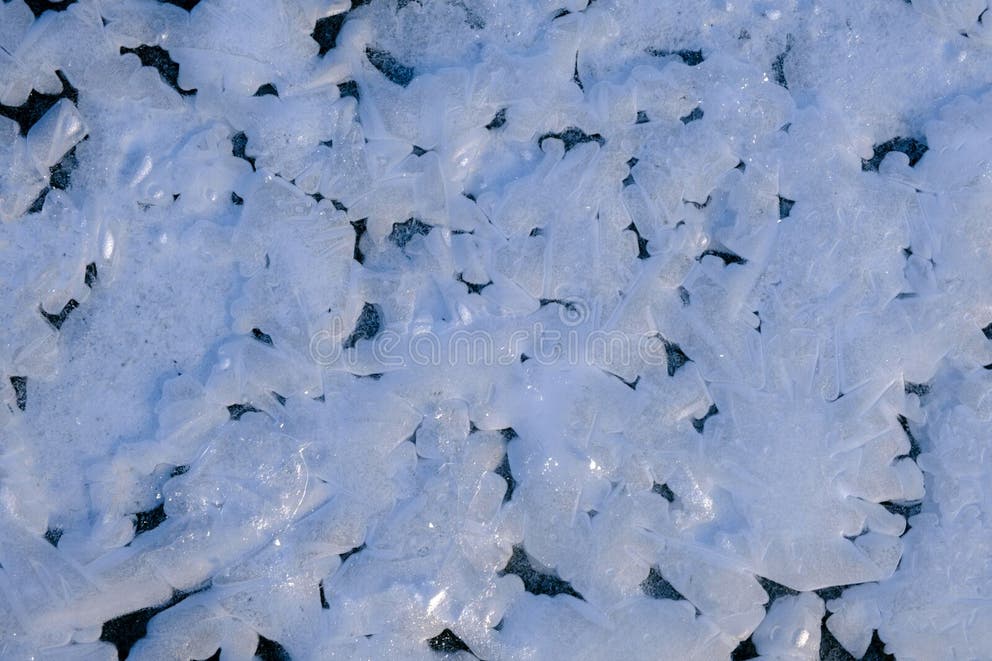 Frost, Ice Texture. Ice Pattern Texture Stock Image - Image of season ...