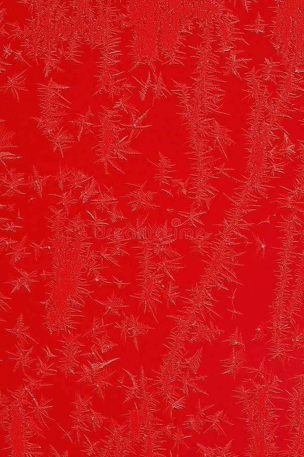 Frost Iceflower on red stock image. Image of xmas, white - 7593331
