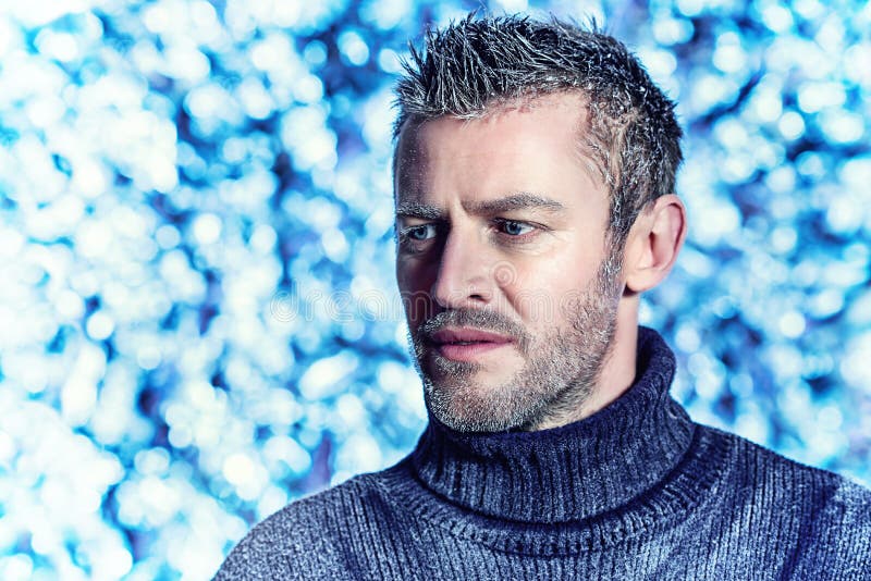 Frost man stock image. Image of beauty, fashion, confident - 36262399