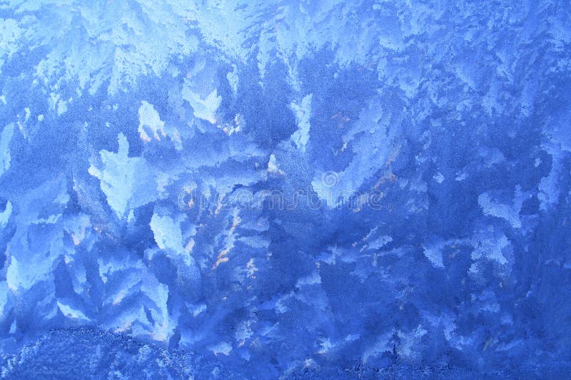 Blue frost pattern stock image. Image of frost, frostwork - 18687805