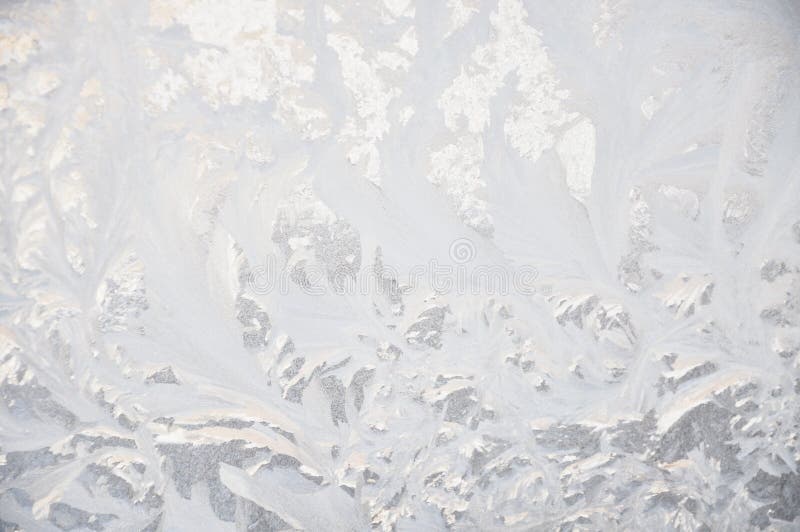 Frost Pattern on a Window Glass Stock Photo - Image of frostwork ...