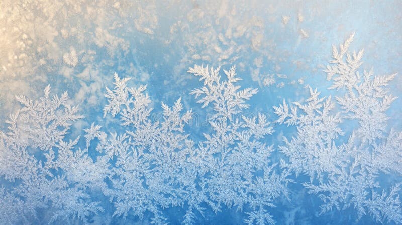 Frost Pattern on Glass stock illustration. Illustration of sketch ...