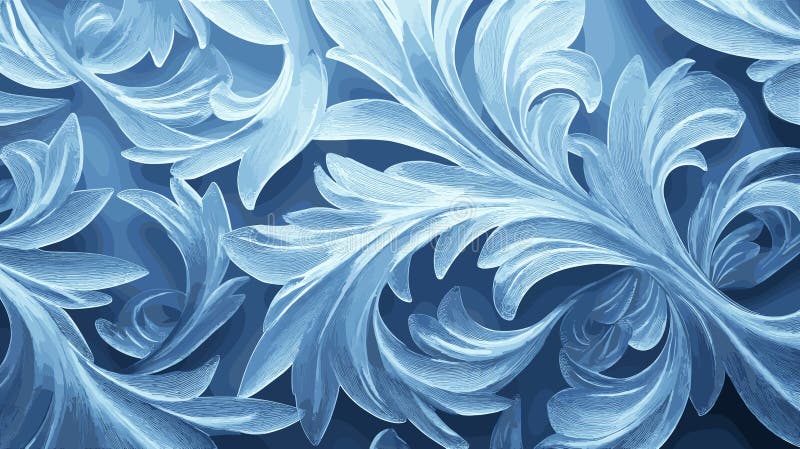 Frost Pattern Texture. Ice on Window Glass Realistic Effect Freeze ...