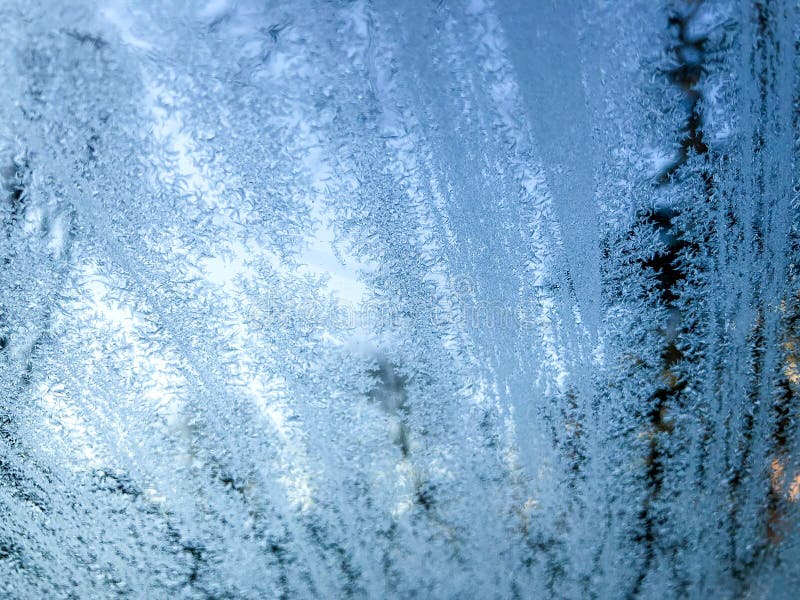 Frost pattern on window stock image. Image of intricate - 263685503