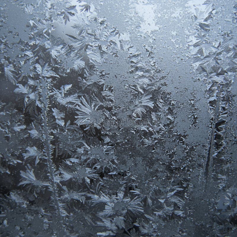 Delicate Frost Formations Window Pane Stock Photos - Free & Royalty ...