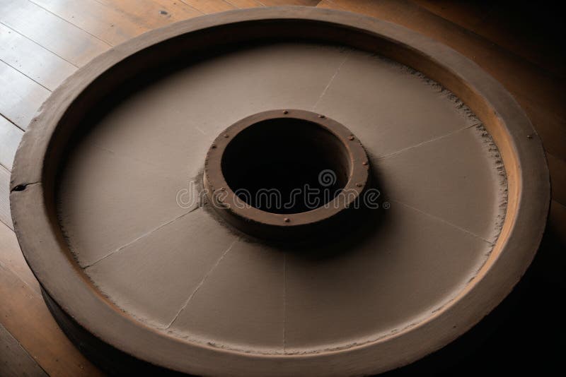 Frost Patterns on a Forgotten Wagon Wheel Stock Illustration ...