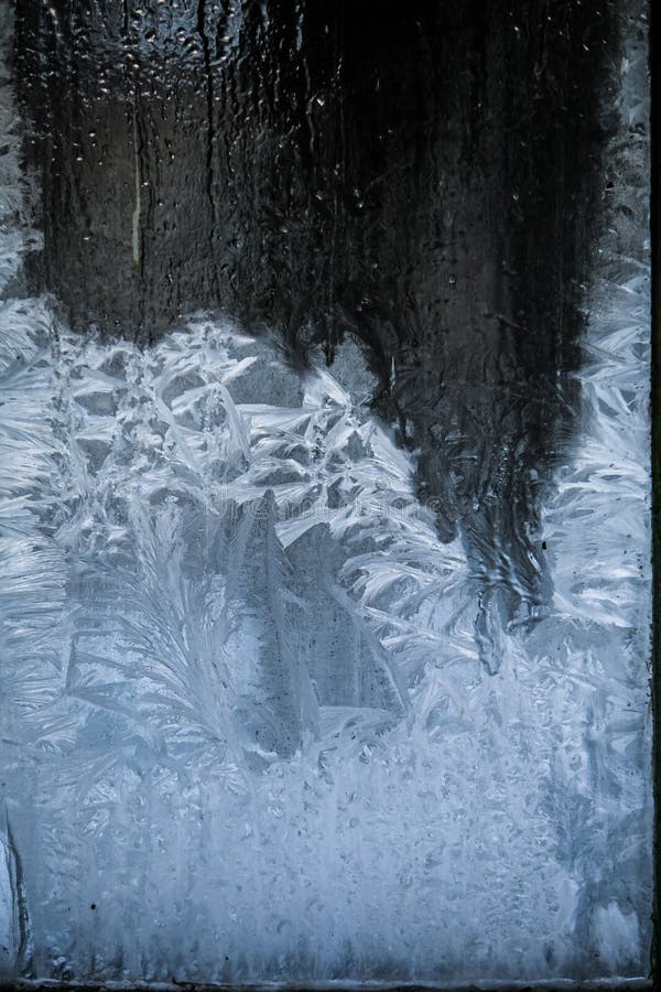 Frost Patterns for Winter Backgrounds Stock Image - Image of cold ...