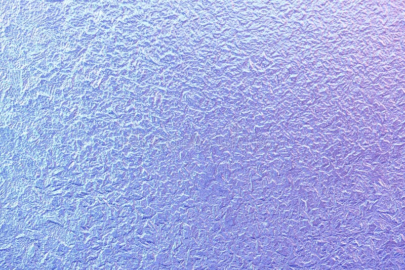 Frost Patterns On Window Glass In Winter Frosted Glass Texture Blue