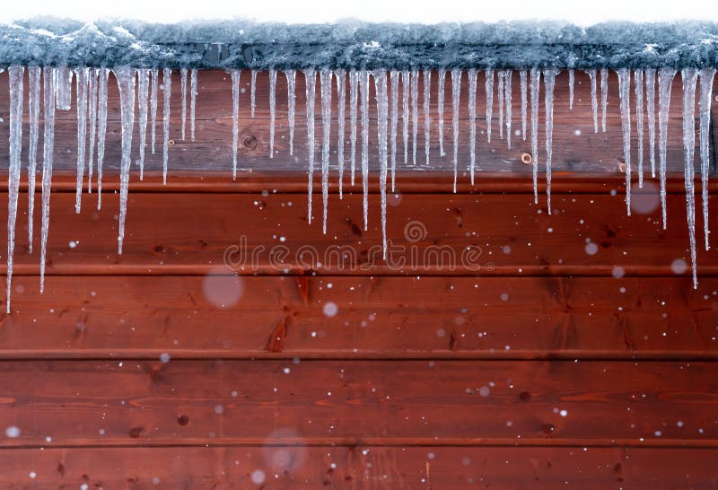Frost Symbol - Snow, Icicles. Winter Background Stock Image - Image of ...