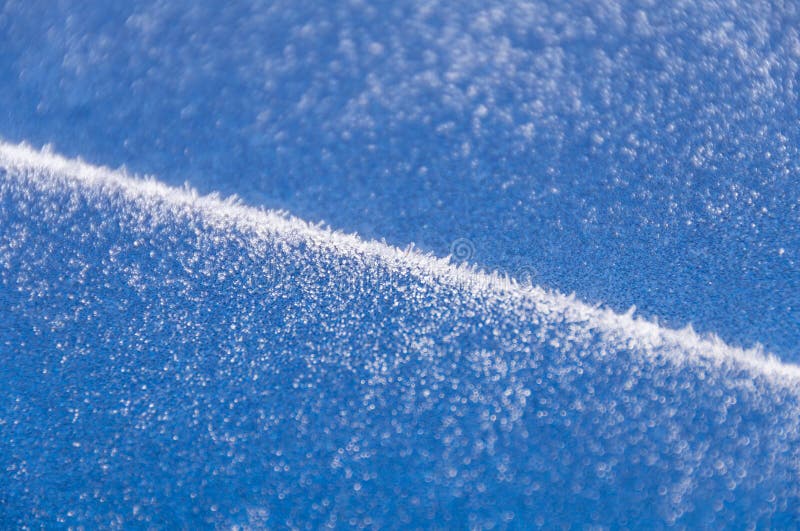 Frost Texture Over Blue Metal. Abstract Background Stock Photo - Image ...
