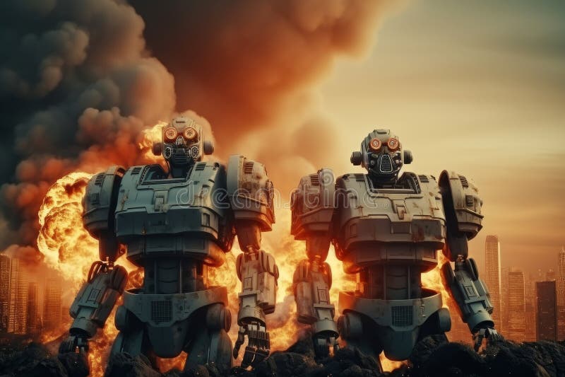 Frost War Robots Versus Humans, Leading To Global Catastrophe and the ...