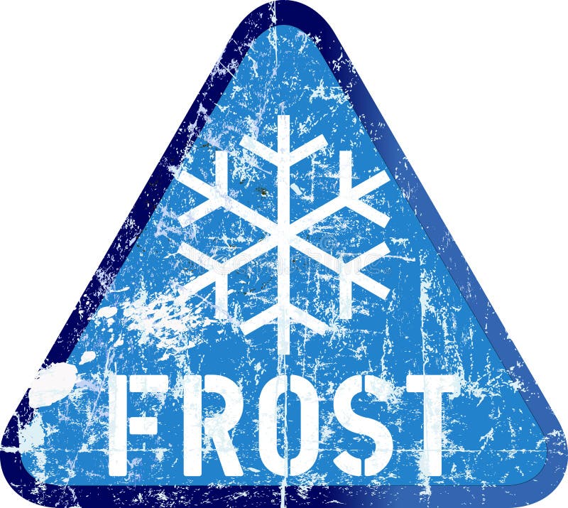 Frost Warning Sign Stock Vector - Image: 48711670