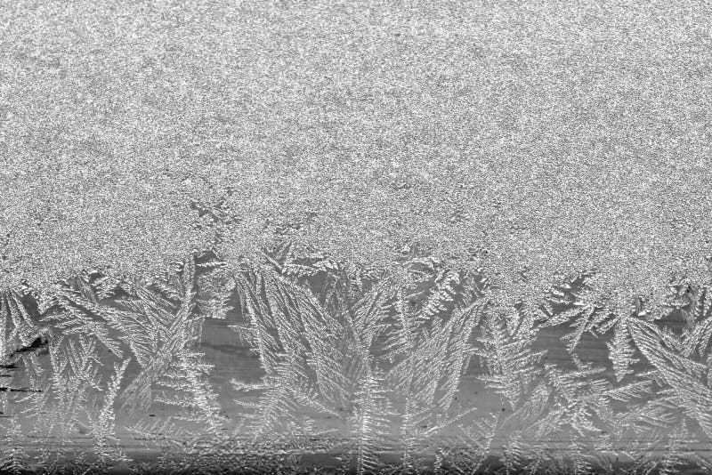 Frost on the Window, Natural Texture on Glass with Frozen Pattern. Copy ...