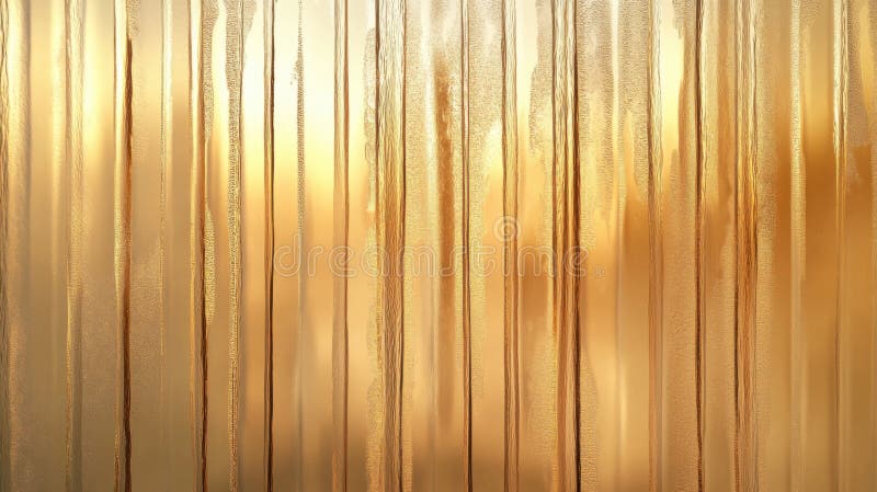 Frosted Amber Reeded Glass: a Warm, Amber-toned Reeded Pic Stock Image ...