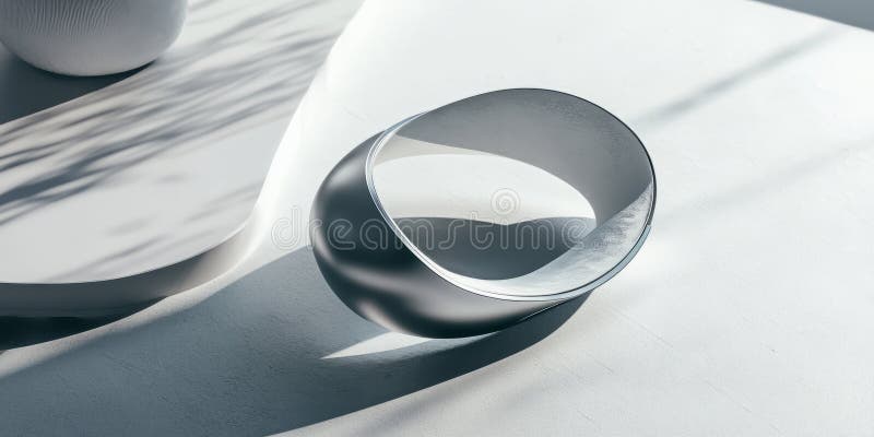 Frosted Chrome Metal with a Matte Finish and Soft, Diffused Highlights ...