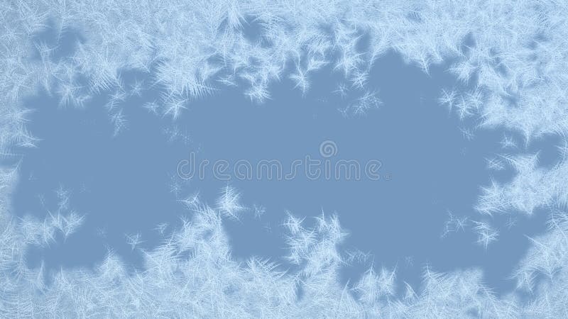 Frosted Frame from Borders To the Center. Frosted Patterns Stock ...
