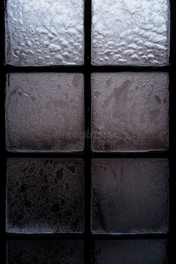 Frosted Glass Blocks with Textured Surface in Grayscale Pattern Stock ...