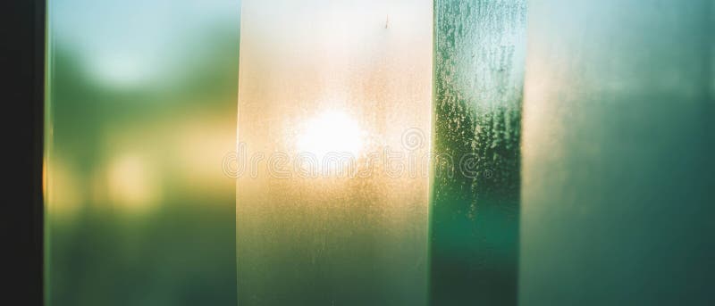 Modern Office Interior Frosted Glass Partitions Natural Light Stock ...