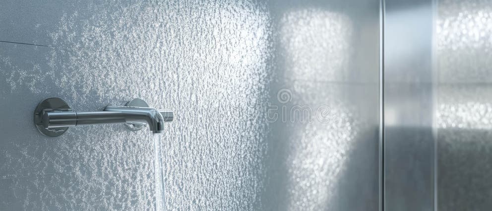 Frosted Glass Shower Screen Creates a Serene Privacy Effect with ...